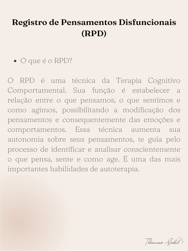 Registro de Pensamentos Disfuncionais (RPD) - 20230905 - 171405 - 0000 ...