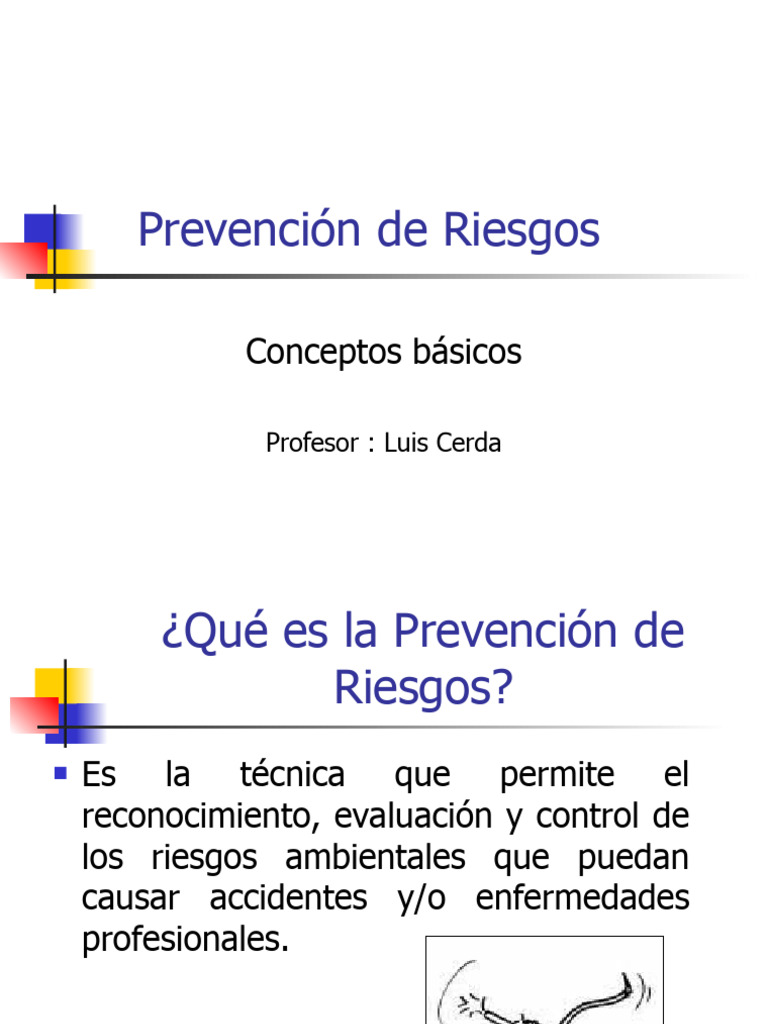 Conceptos Basicos de Prevencion de Riesgos. | PDF | La seguridad