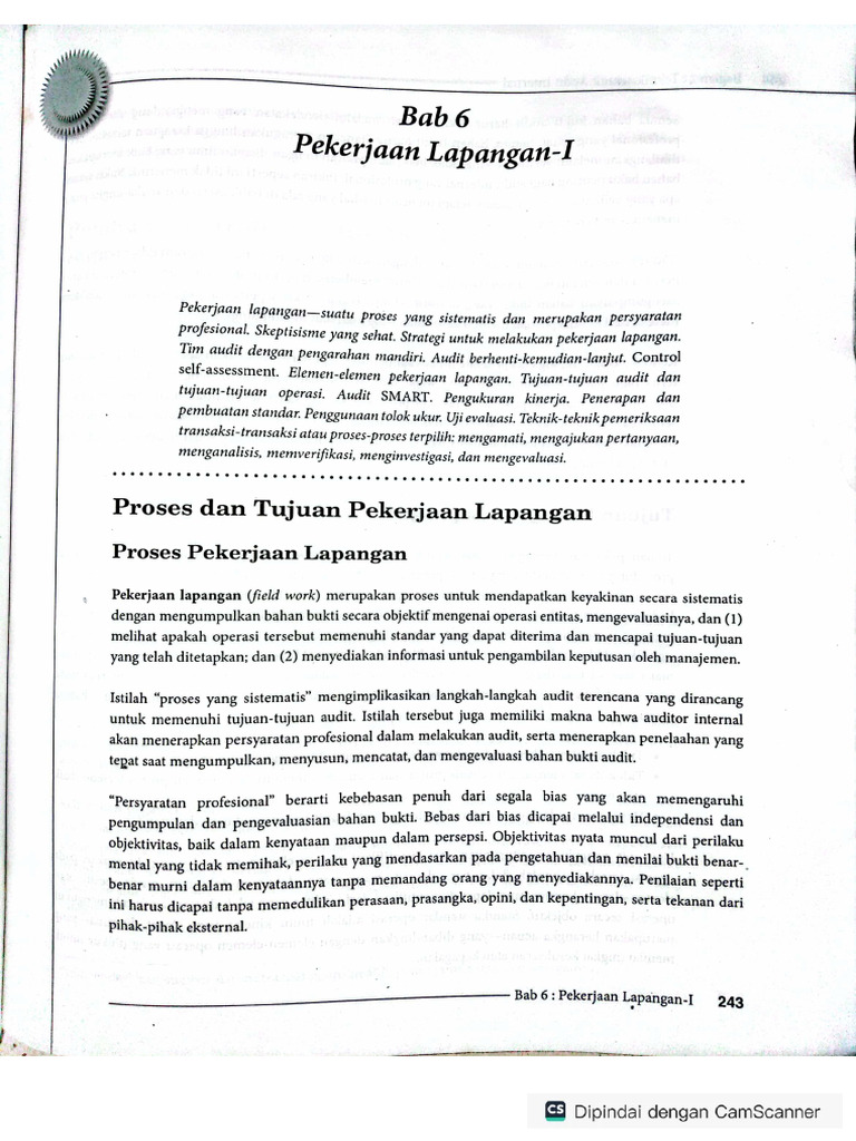 Bab 6 Audit Internal | PDF