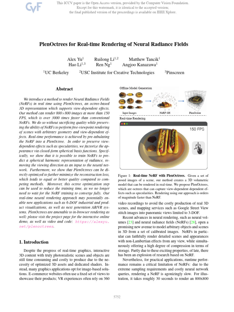 Plen Octree | PDF | Graphics | Computer Graphics