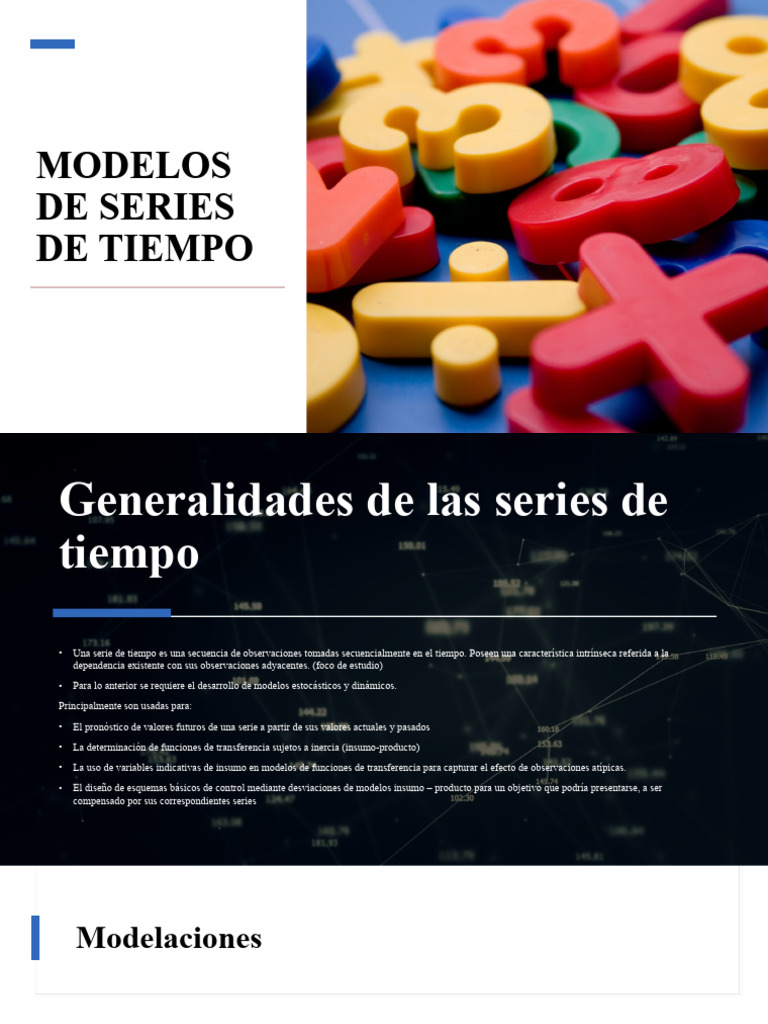 6. Modelos de Series de Tiempo | PDF | Media | Diferencia