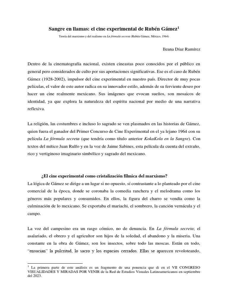 Rubén Gámez y El Marxismo | PDF | México