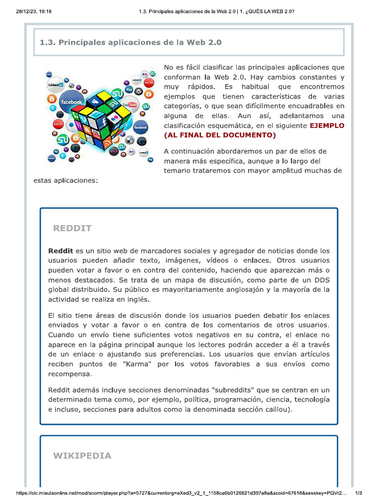 Aplicaciones Web 2.0 | PDF