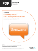 Setswana Worksheets 2024 - 073757 | PDF | Languages Of Africa | Languages