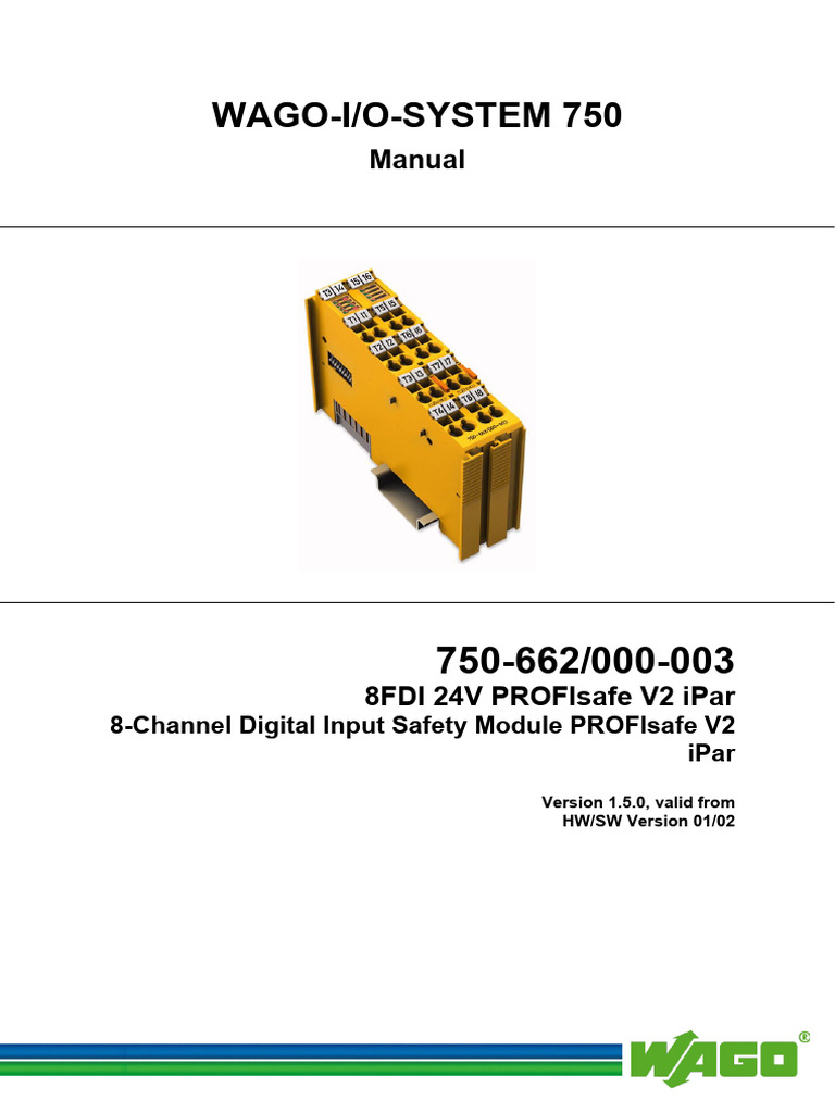 Manual 750 662 000003 PDF 5b2803f4e207b | PDF | Programmable Logic Controller | Power Supply
