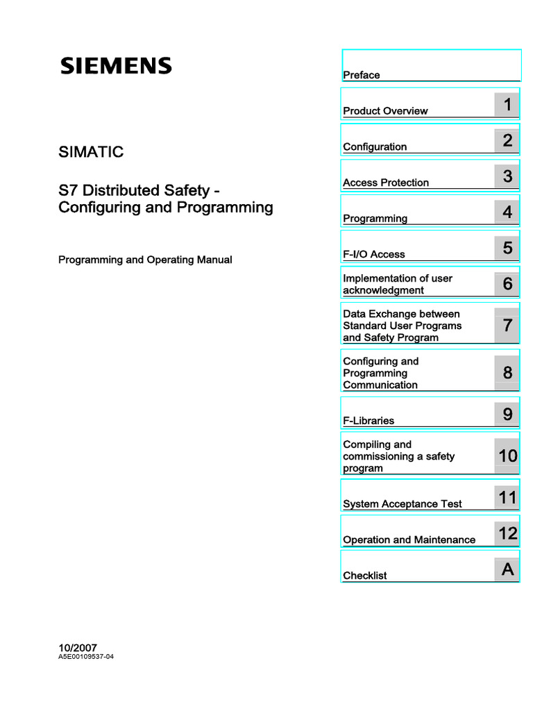 S7 Failsafe Safety Config and Prog | PDF | Documentation | Central Processing Unit