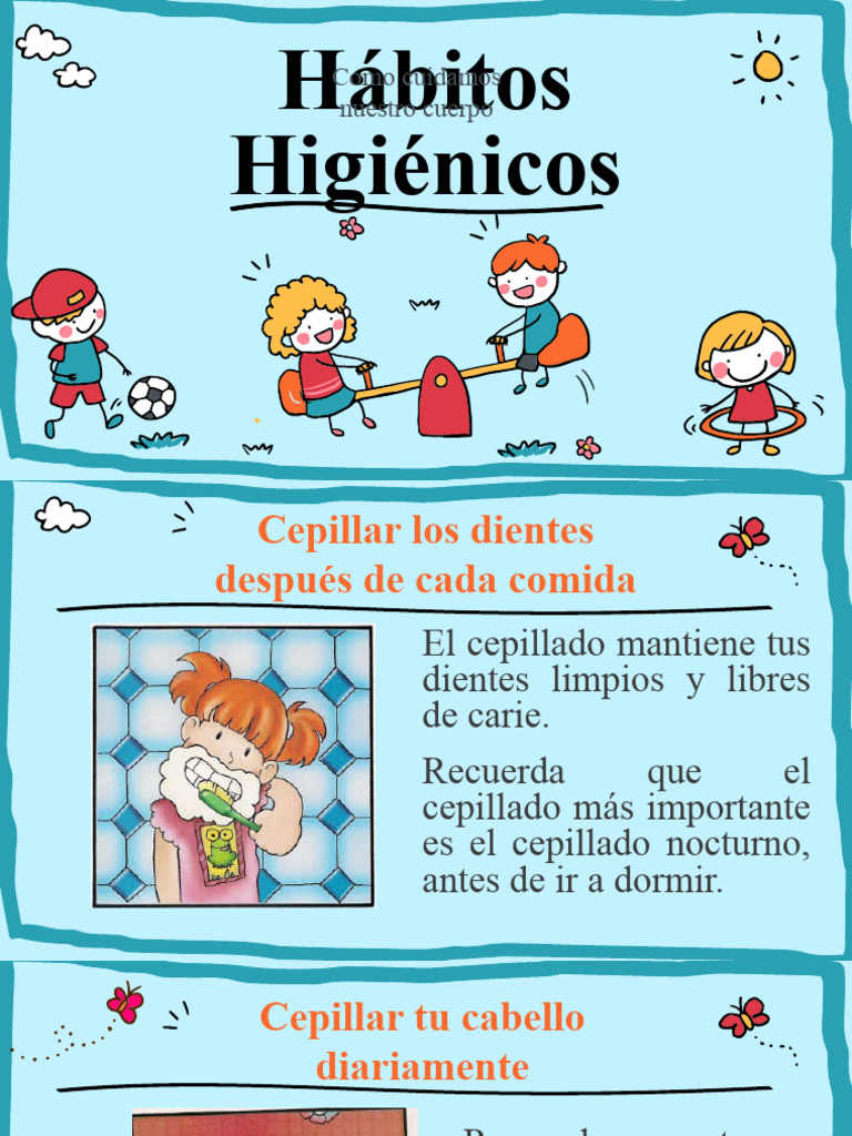Hábitos Higiénicos para Niños Saludables | PDF