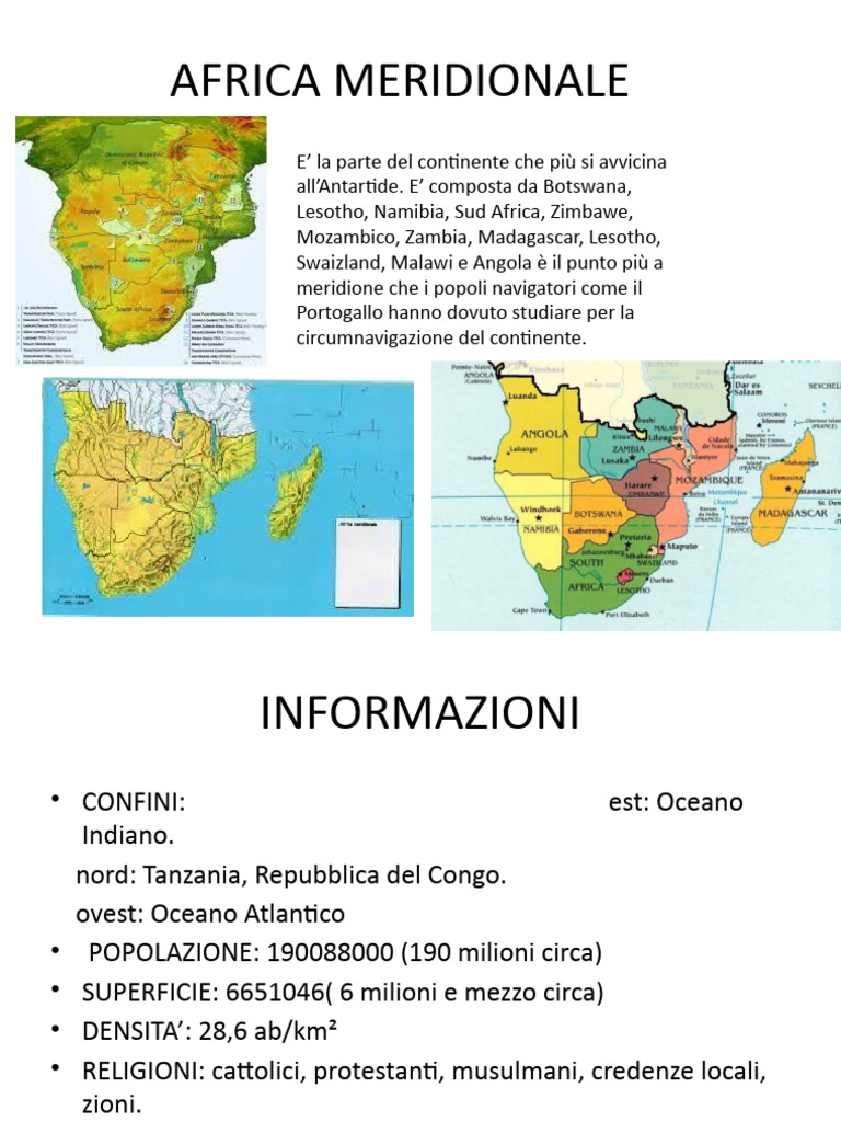 Africa Meridionale | PDF