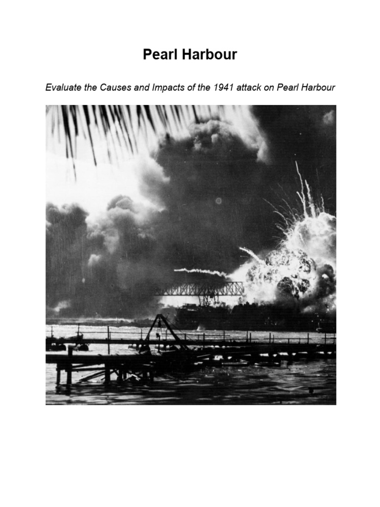 Pearl Harbour | PDF | Attack On Pearl Harbor | Empire Of Japan