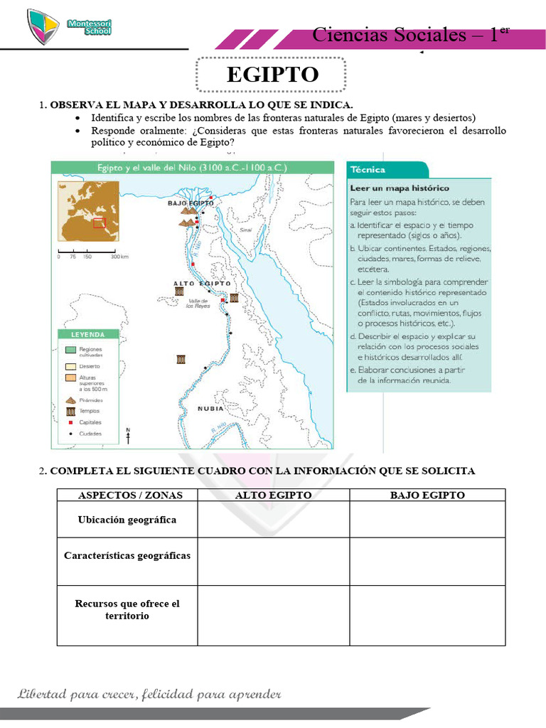 EGIPTO Y MESOPOTAMIA Tarea | PDF | Mesopotamia | Egipto