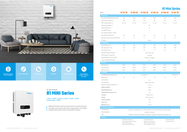 11 Datasheet Inversor Renack R1-3K3-SS | PDF | Electronic Engineering ...