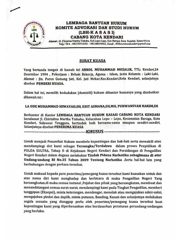 Berkas Arnol Muhammad | PDF