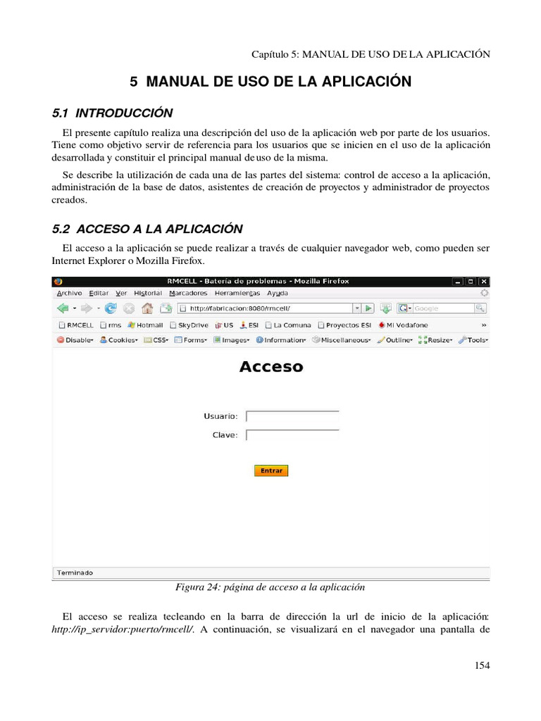 Manual de Uso de La Aplicacion | PDF | Archivo de computadora | Bases de datos