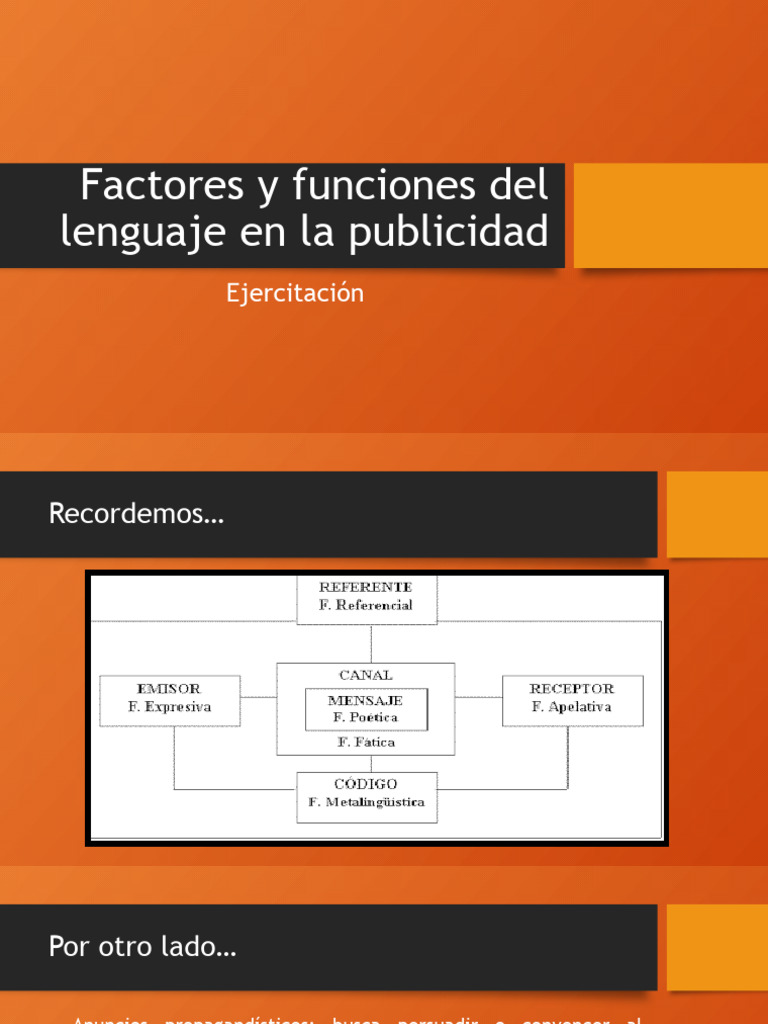 Factores y Funciones Del Lenguaje en La Publicidad 8 Bàsico | PDF ... Factores y Funciones Del Lenguaje en La Publicidad 8 Bàsico | PDF ...
