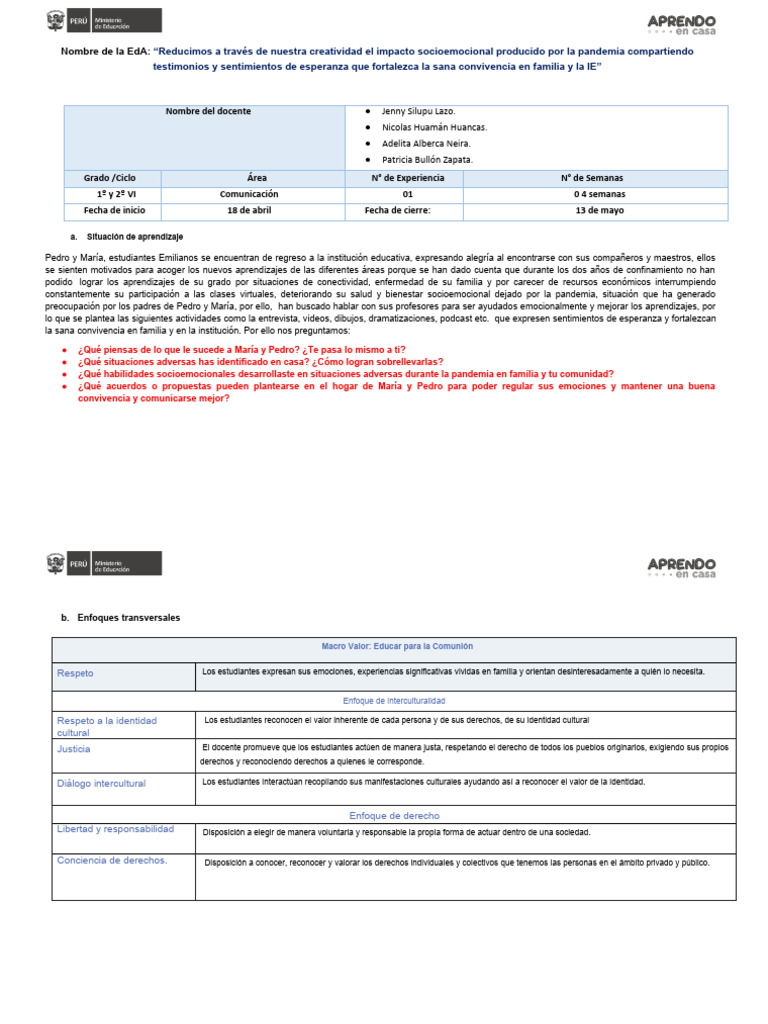 EdA 01 | PDF | Evaluación | Infografia