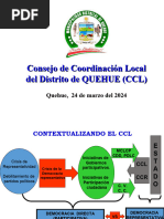 Funciones y Estructura del CCL en Perú | PDF | Gobierno local | Alcalde