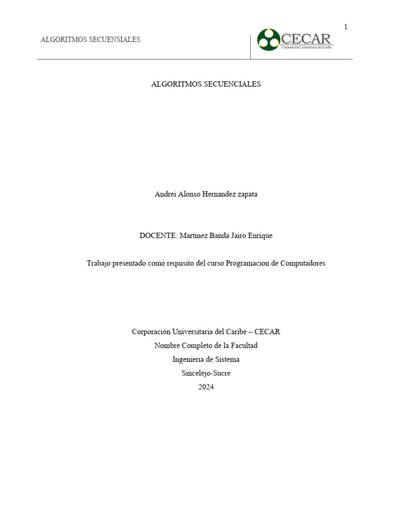 Algoritmos Secuenciales en Programación | PDF | Celsius | Fahrenheit
