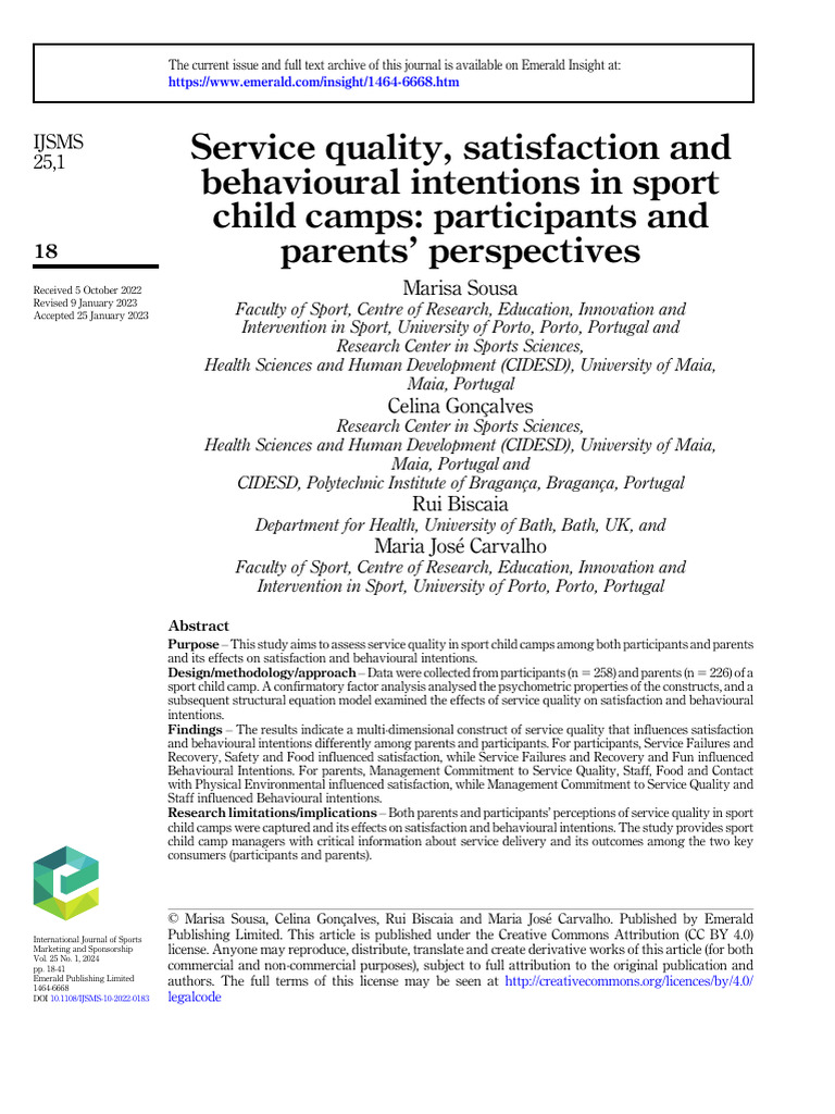 10 1108 - Ijsms 10 2022 0183 | PDF | Customer Satisfaction | Behavior