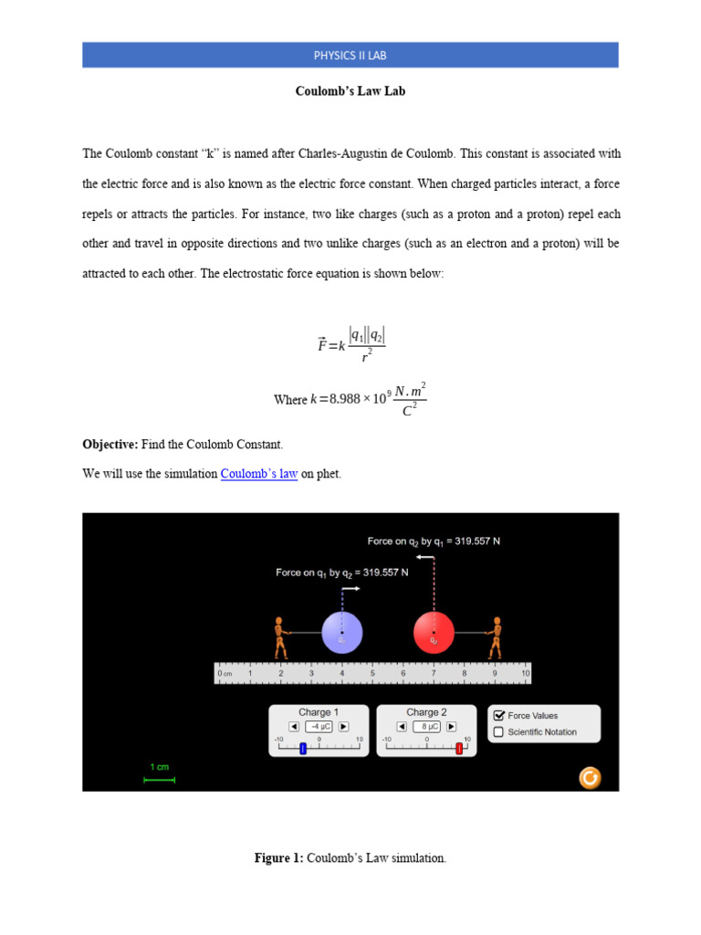 Coulomb's Law | PDF | Electric Charge | Force