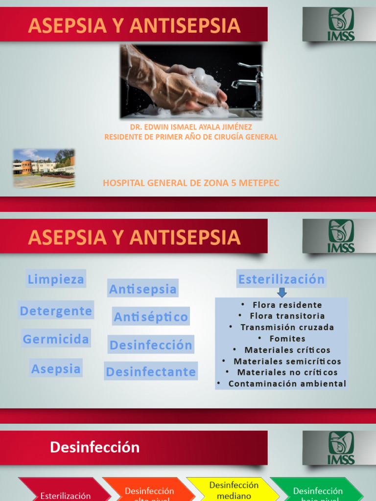 Guía de Asepsia y Antisepsia Médica | PDF | Esterilización ...