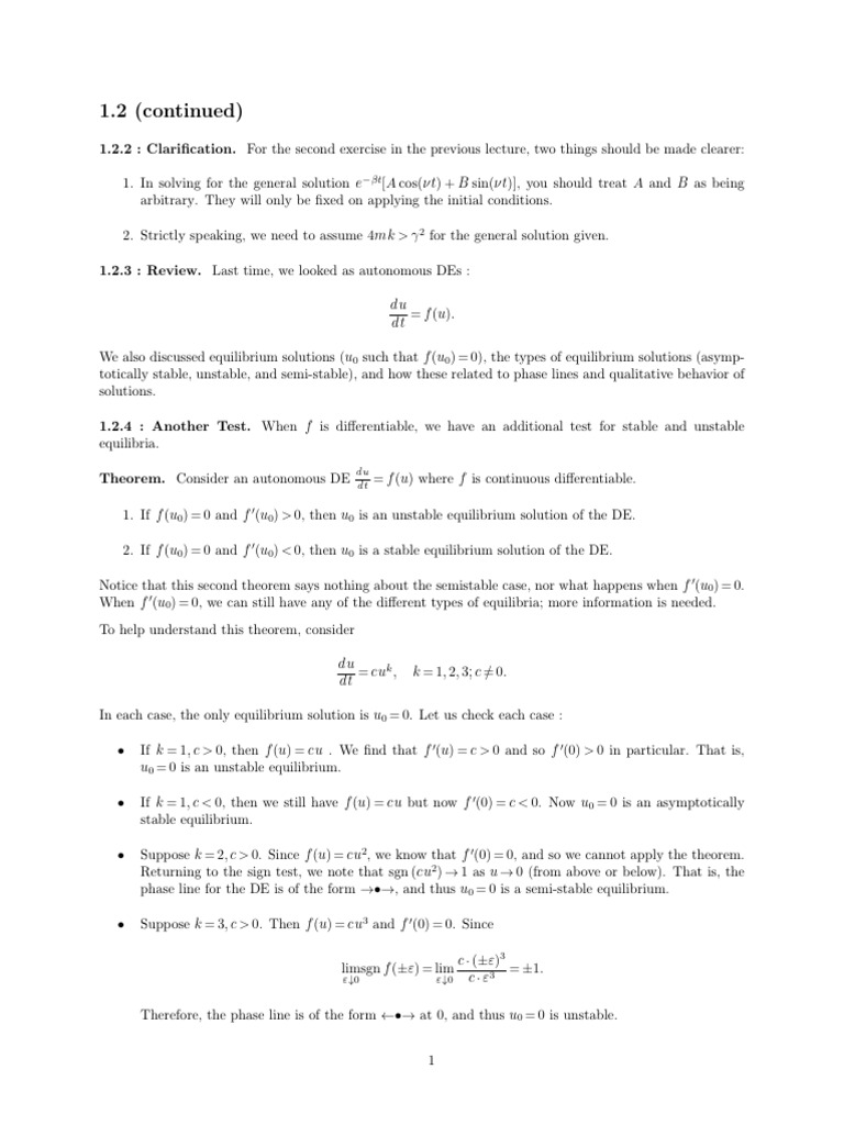 Lecture 2 | PDF | Applied Mathematics