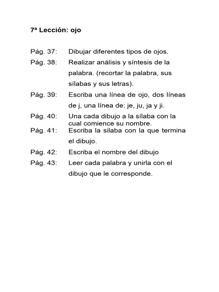 Leccion7 Ojo | PDF