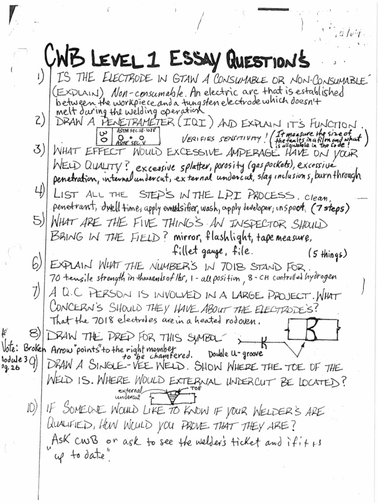 Essay Questions - answers | PDF