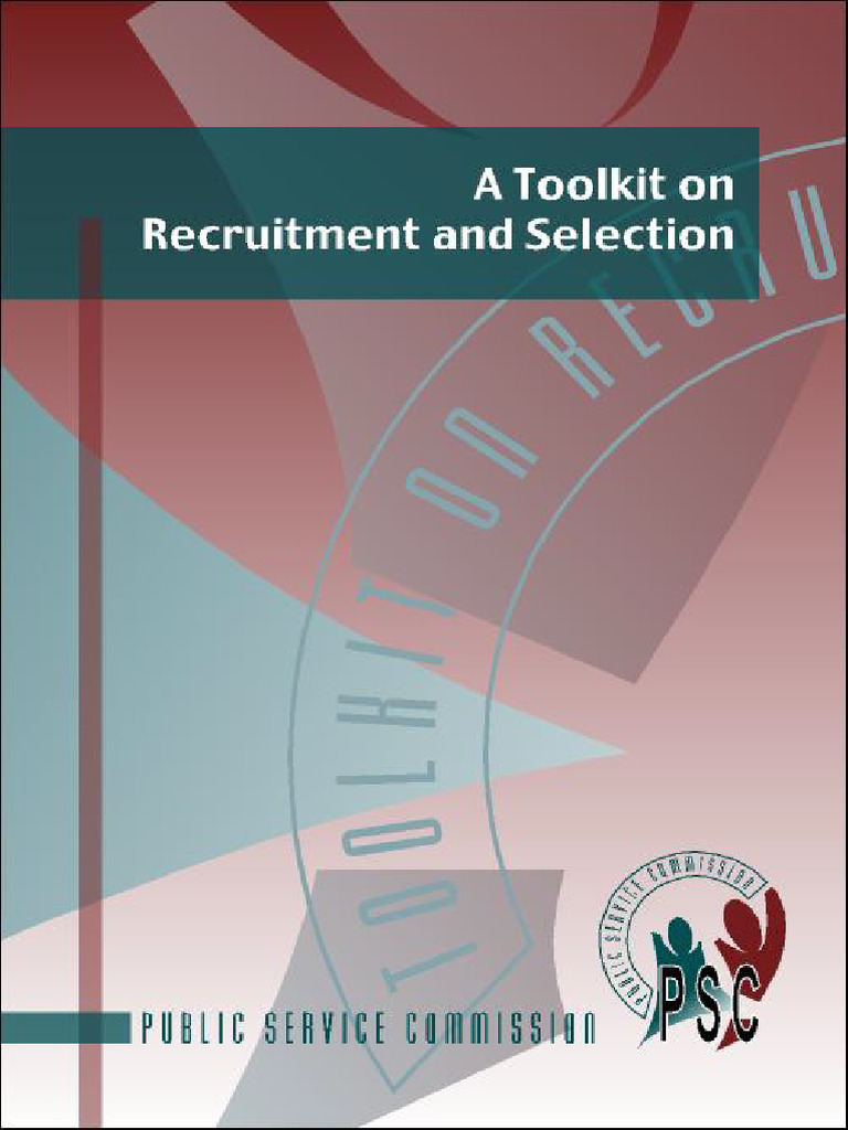 A Toolkit on Recruitment and Selection | PDF | Recruitment | Discrimination
