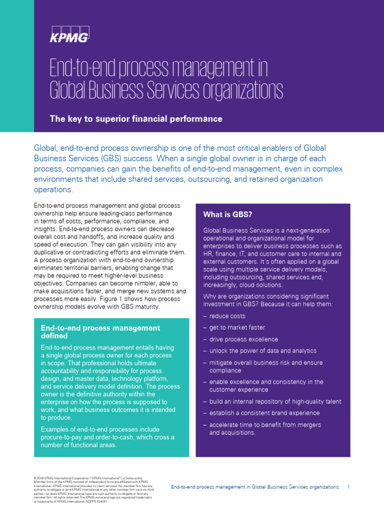 gbs-pov-end-to-end-process-management | PDF | Business Process ...