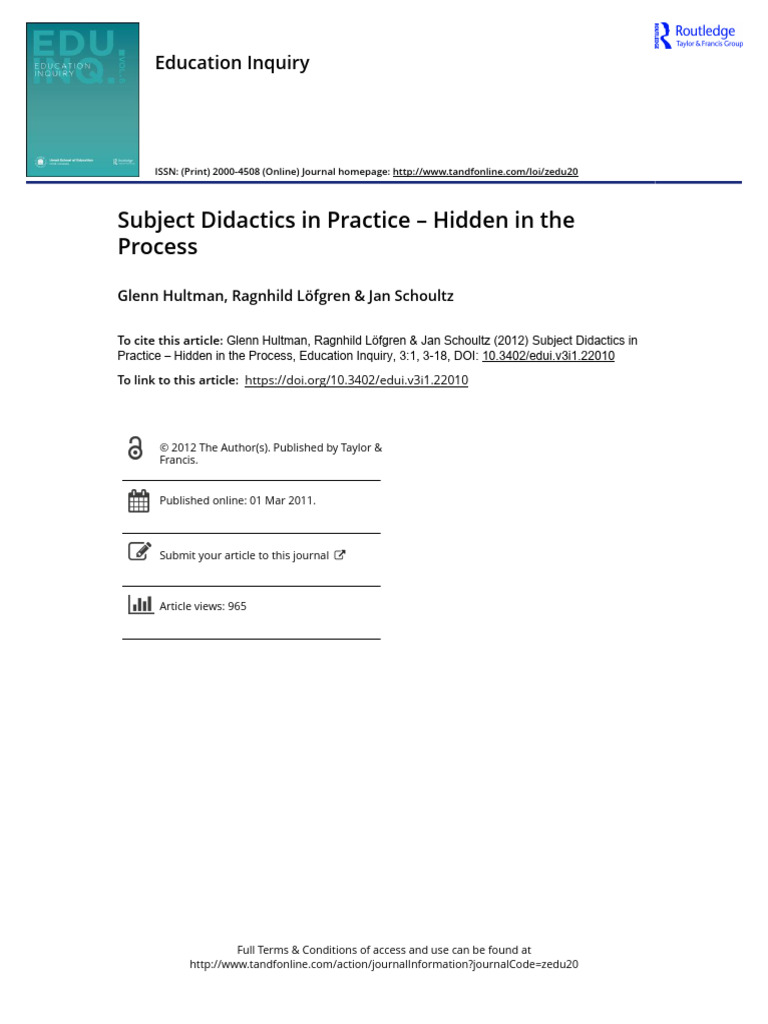 Rabbanah | PDF | Teachers | Pedagogy