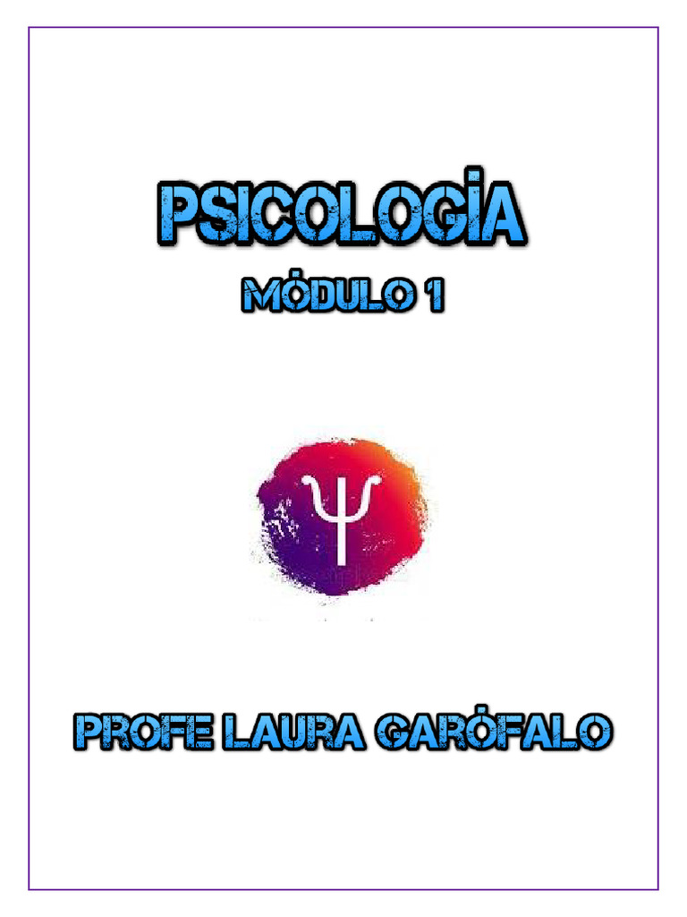 Psicologia Modulo 1 Historia de La Psico | PDF | Sicología | Psique (psicología)