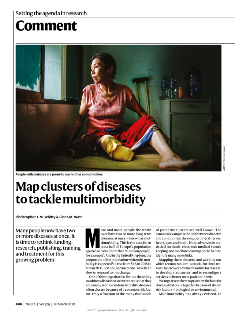 Comment: Map Clusters of Diseases To Tackle Multimorbidity | PDF ...