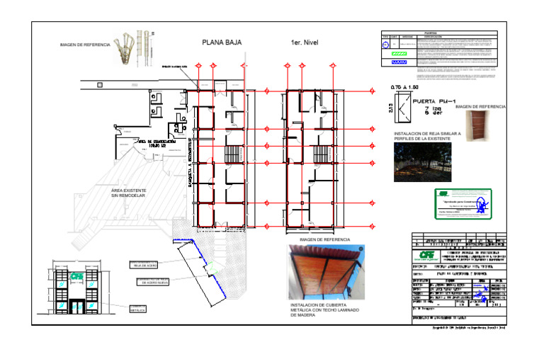 9.plano Carpinteria y Herrería | PDF | Acero | Materiales de construcción