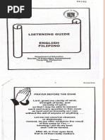Reviewer For Ellna English Grade 3 | PDF | Language Arts & Discipline