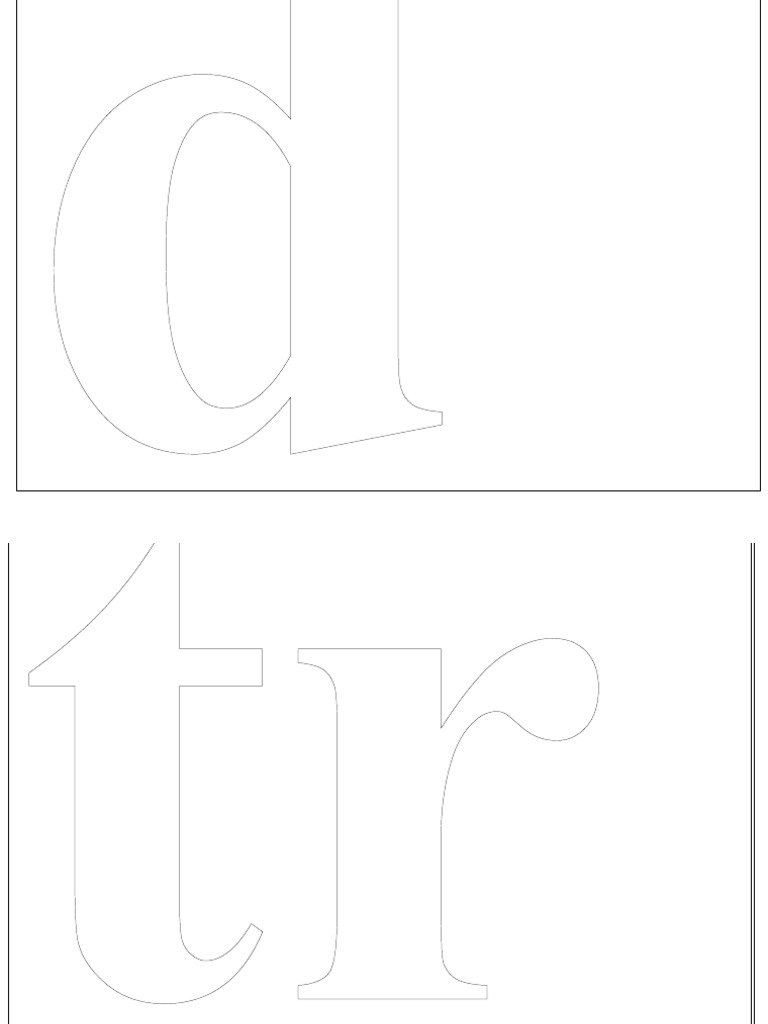 Plantilla Letras Dia de La Tierra 2 | PDF