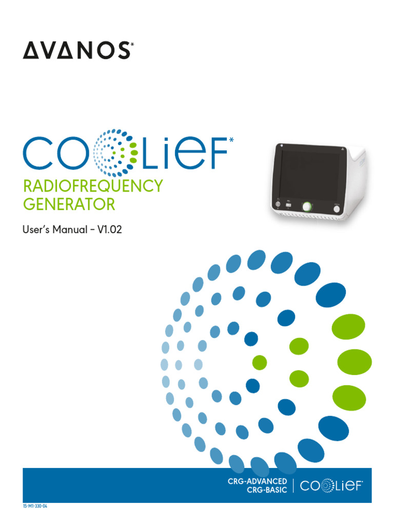 Coolief RF Generator User Manual | PDF
