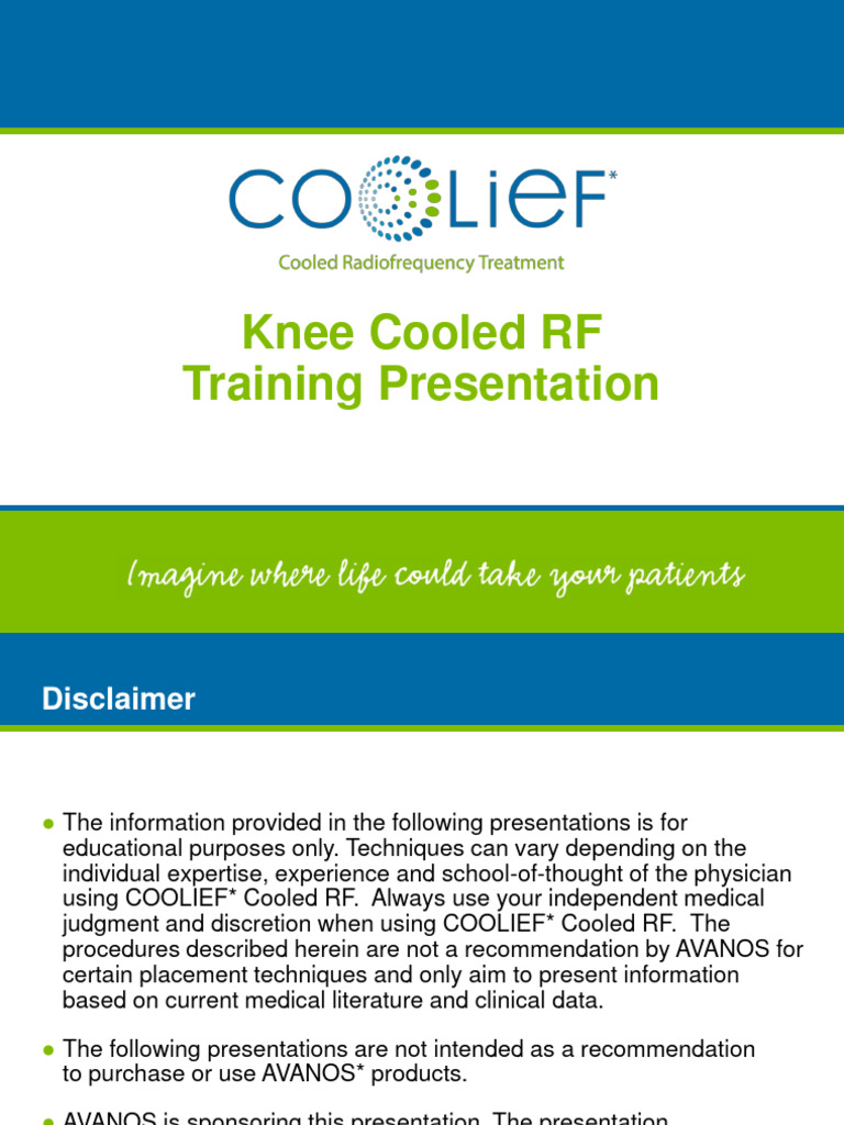 Fluoroscopy Knee Cooled RF - Robin Correa | PDF | Knee | Anatomical ...