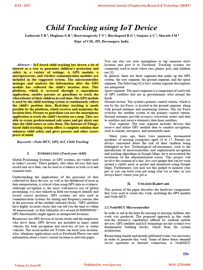 child tracking using iمعدلة | PDF | Global Positioning System ...
