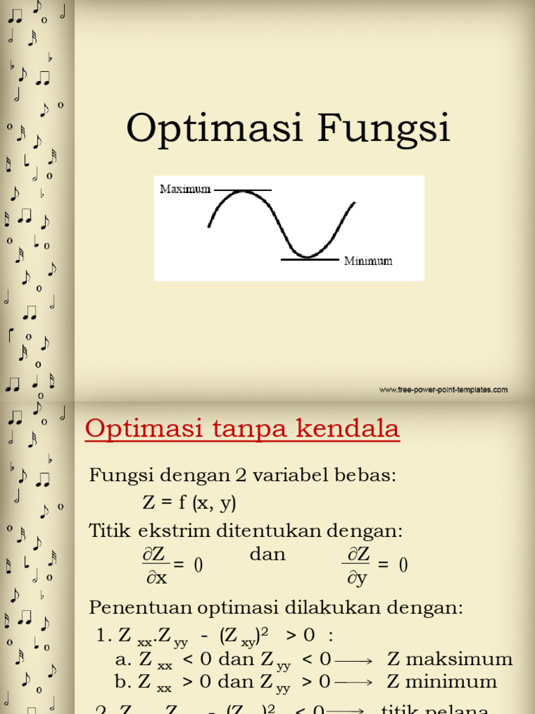 Optimasi Fungsi1 | PDF