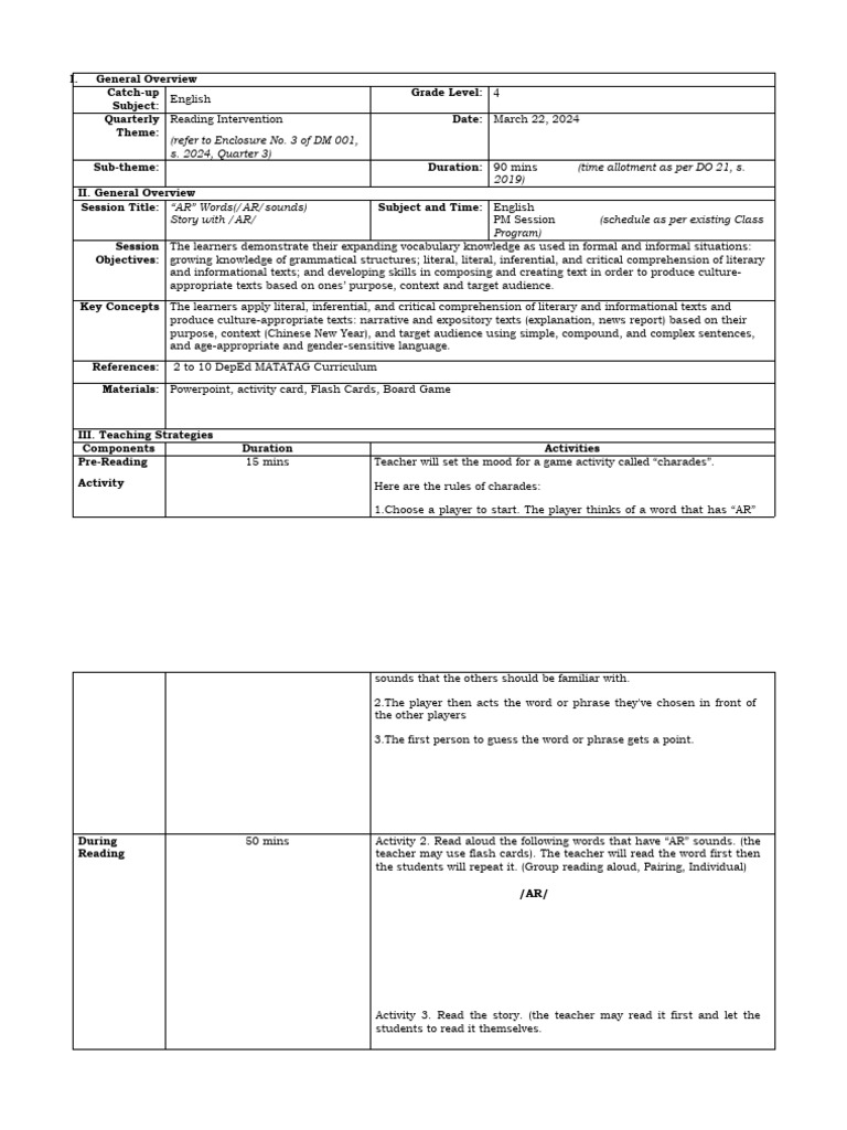 Grade 5 English | PDF | Reading Comprehension | Linguistics