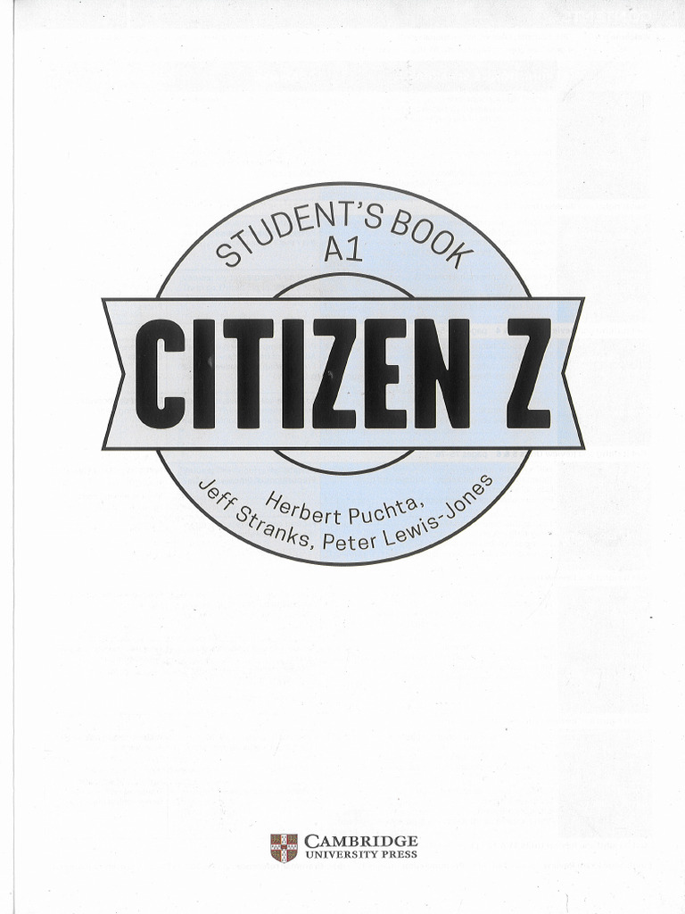 Citezen Z Students Book A1 Unidad 1 Al 49 | PDF