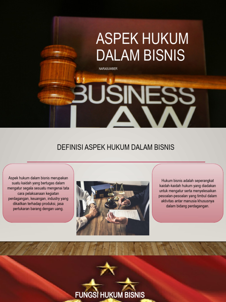 Aspek Hukum Dalam Bisnis | PDF