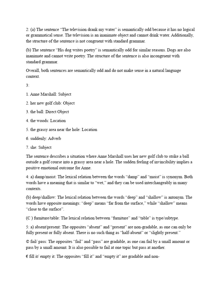 Page 123 Semantics Alaa Yasser | PDF | Grammar | Syntax