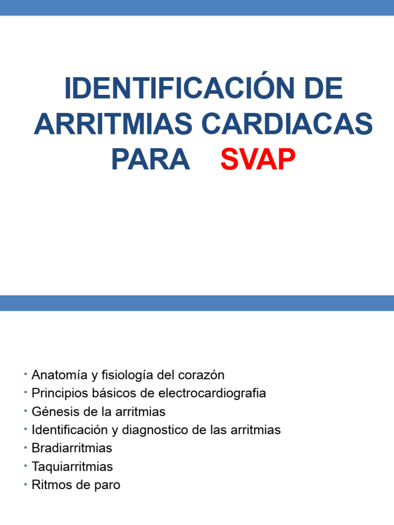 Arritmias Svap HGM | PDF | Electrocardiografia | Enfermedades ...