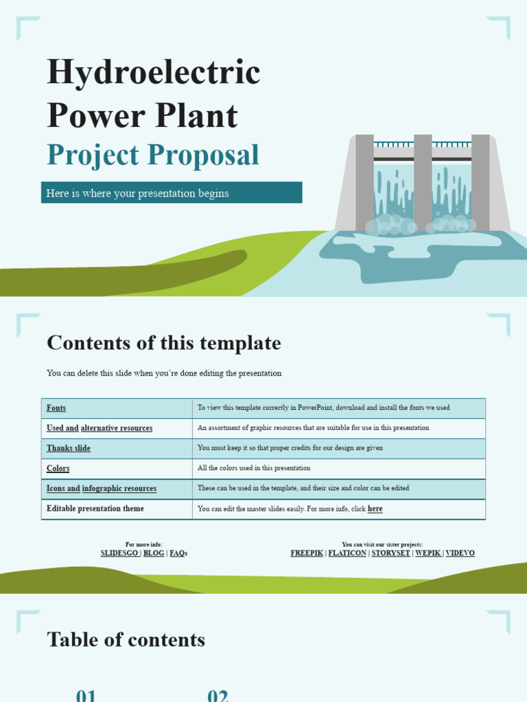 Hydroelectric Power Plant Proposal | PDF | Planets | Solar System