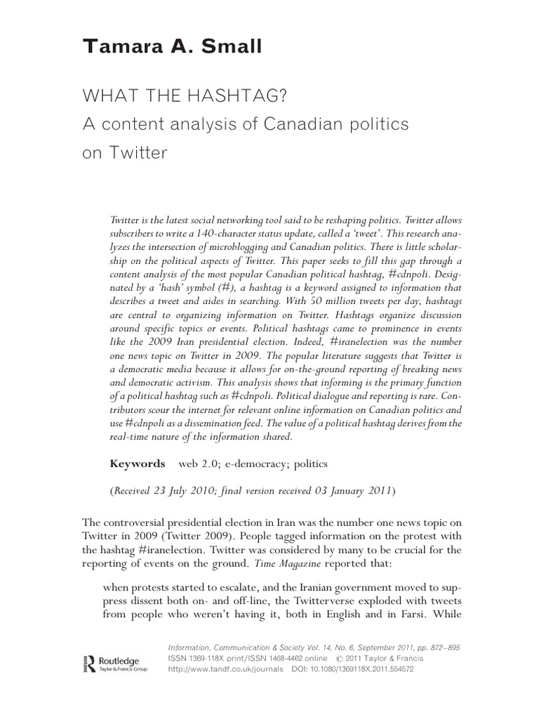 2011 What The Hashtag | PDF | Hashtag | Blog
