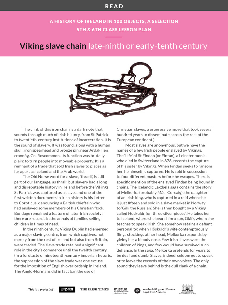 6-Read_Viking-Slave-Chain_V1 | PDF | Slavery | Vikings