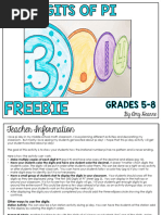 1 Million Digits of Pi on One Page | PDF | Pi | Complex Analysis