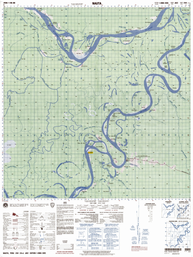 MAPA GEO Nauta-Peru-2161-100k-1990 | PDF