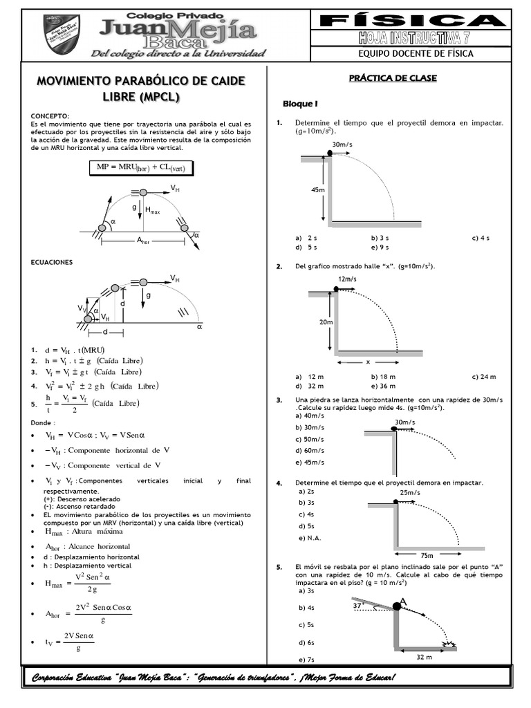 H.I #7 MPCL | PDF | Ingeniería mecánica | Mecánica
